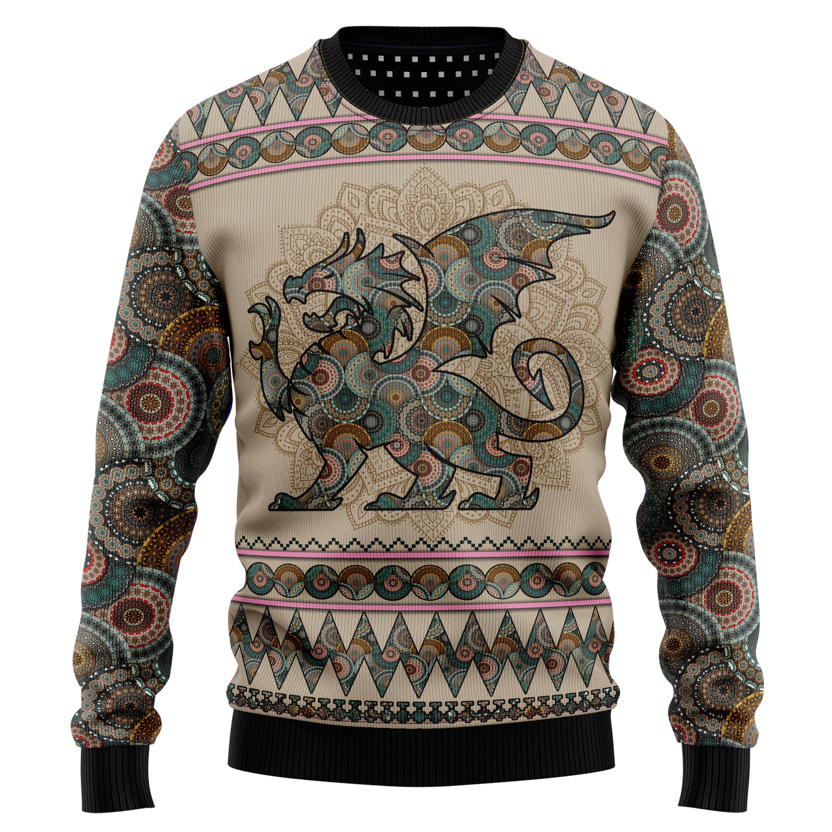 Dragon Mandala T210 Ugly Christmas Sweater – PERSONALIZEDWITCH