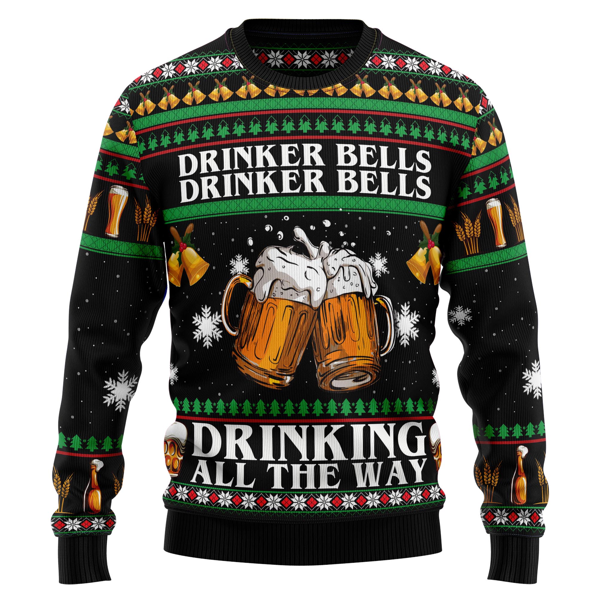 Drinker Bell TG5128 Ugly Christmas Sweater – PERSONALIZEDWITCH