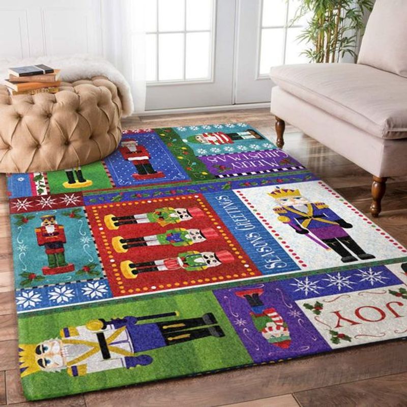 Season Greetings Nutcracker Rectangle Rug – PERSONALIZEDWITCH